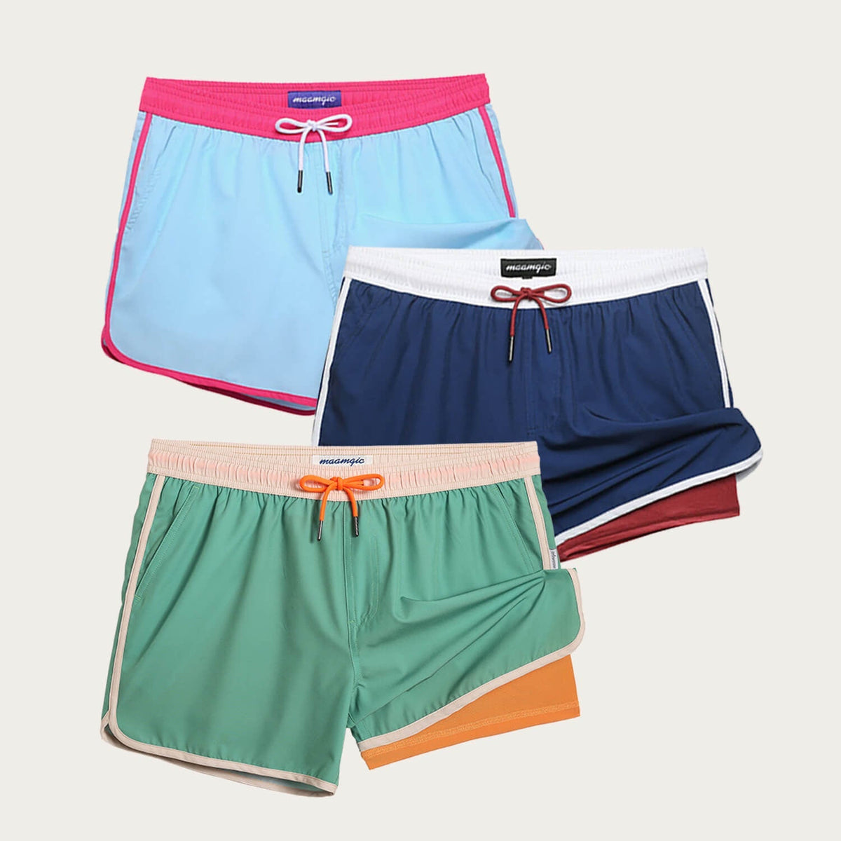 Color Blocks Shorts | Maamgic