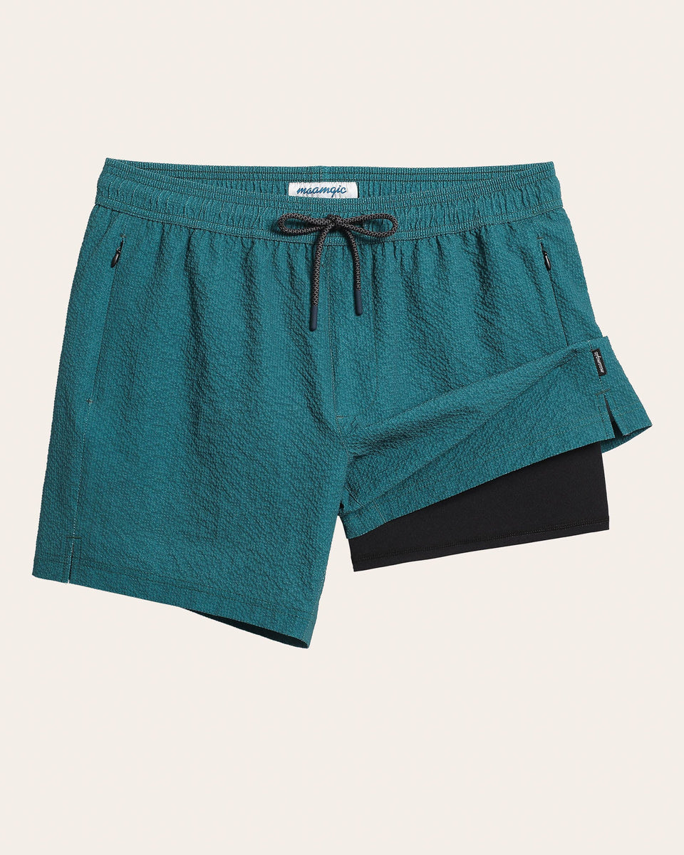 Bivert Liner Solid Swim Shorts, Green | Maamgic – maamgic