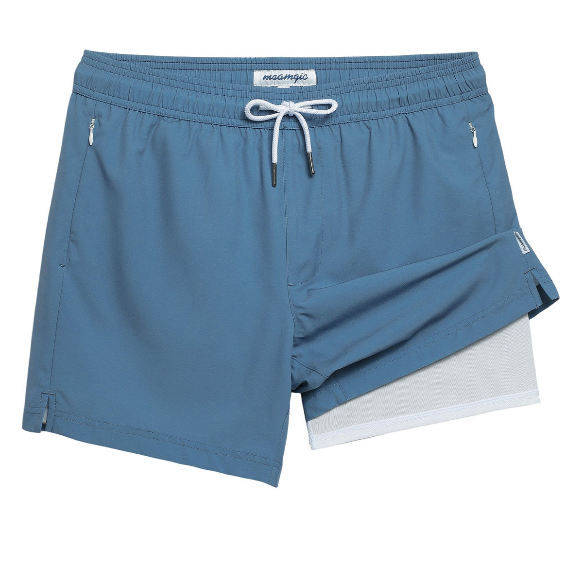 FloatOn Solid Color Swim Trunks, Blue | Maamgic – maamgic
